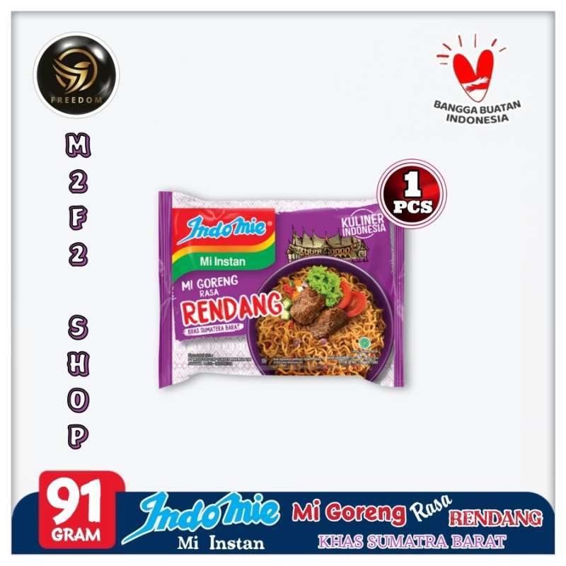 Promo Indomie Mie Instant Goreng Rasa Rendang Khas Sumatera Barat | Bag ...