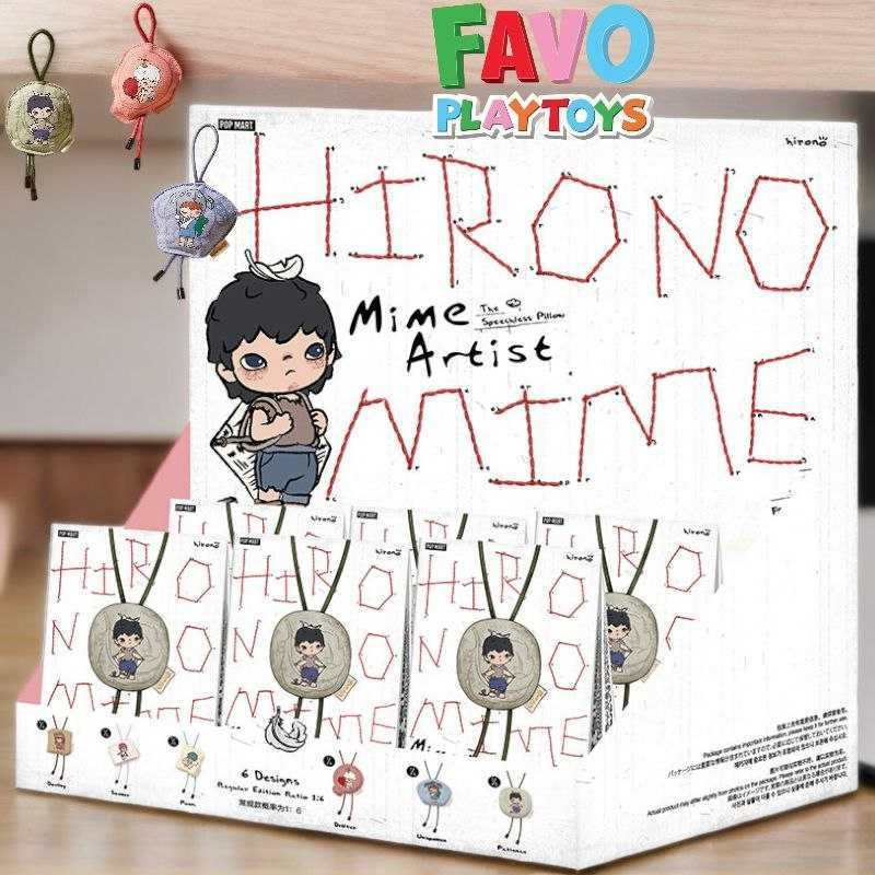 Promo Pop Mart Hirono Mime Series Fragrance Pendant - Full Set 6 Pcs ...