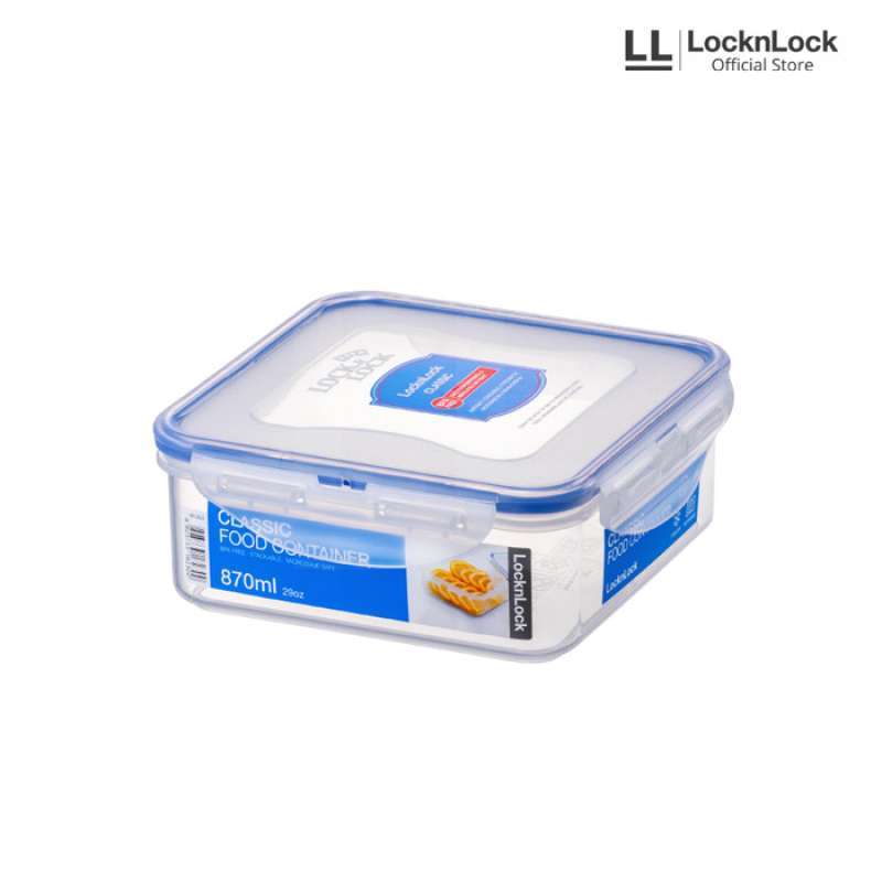 Jual Locknlock Tempat Makan Square Short 870ml (hpl823) Di Seller Shin ...