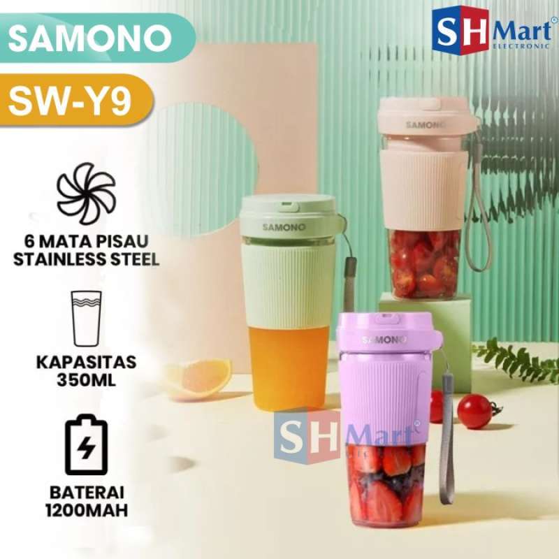 Jual Blender Juicer Portable Usb 6 Mata Pisau Samono Swy9 Sw-y9 350ml Di Seller Rosaria ...