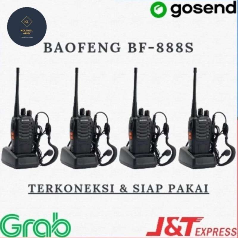 Jual Paket 4 Unit Ht Baofeng Bf 888s Terkoneksi Radio Bofeng Siap Pakai Di Seller Doujin ...