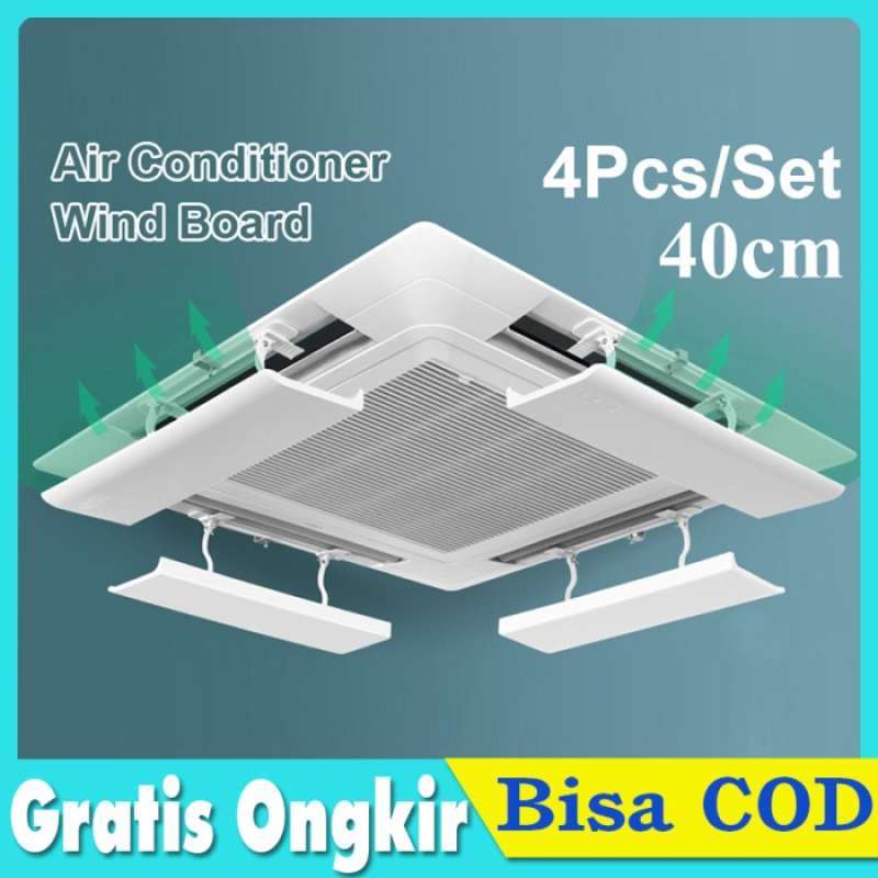 Jual Ac Reflector Talang Ac Cassette Ac Central Air Screen Cover 4 Pcs ...