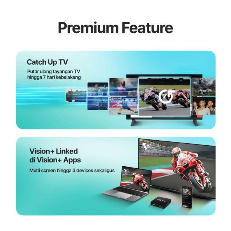 Jual Android Tv Box Vision+ Tv Annual Sports 360d (hampers) Kka Di ...
