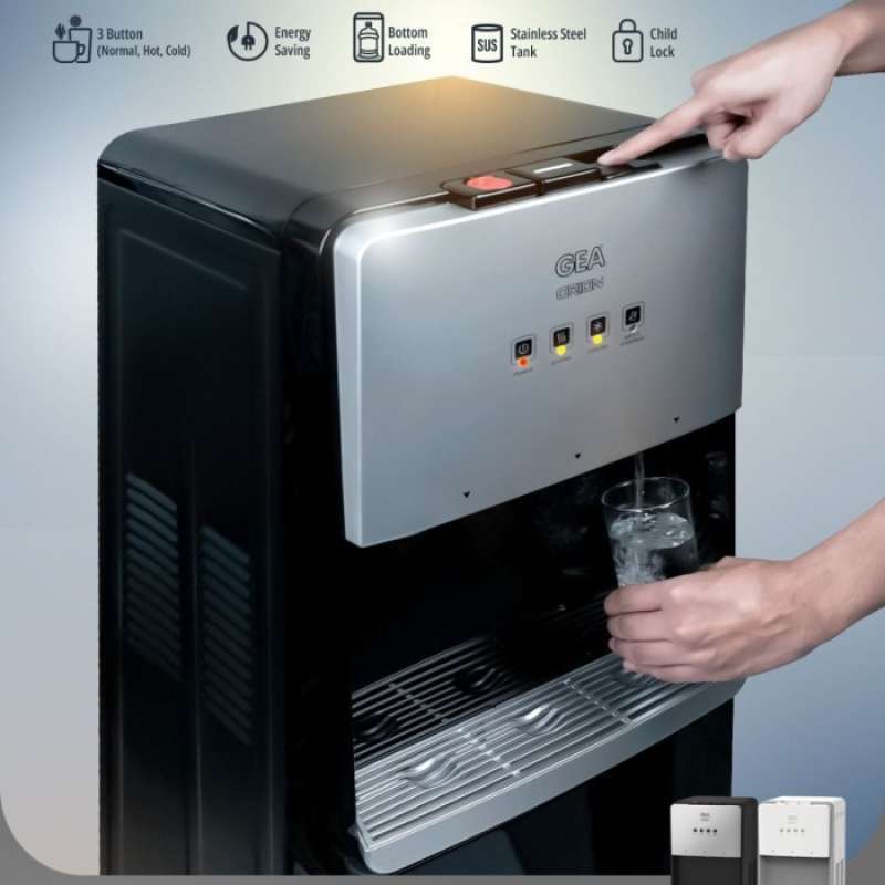 Jual Gea Dispenser Orion Galon Bawah Kompresor Putih / Hitam Di Seller ...