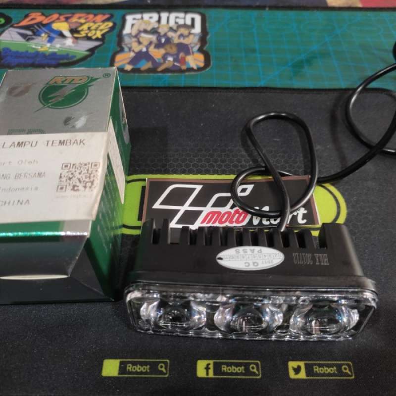 Promo Lampu Tembak Touring Led Headlights By Rtd 1000lm 2mode Nyala ...