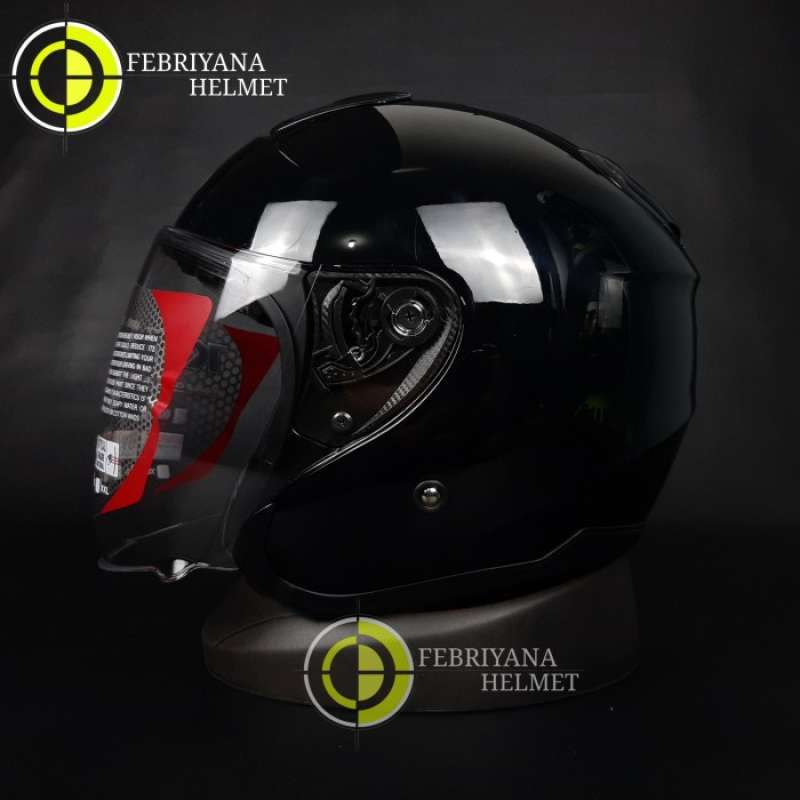 Promo Helm Kyt Kyoto R Solid Black Glossy | Kyoto Solid Diskon 23% Di Seller Valhein Store ...