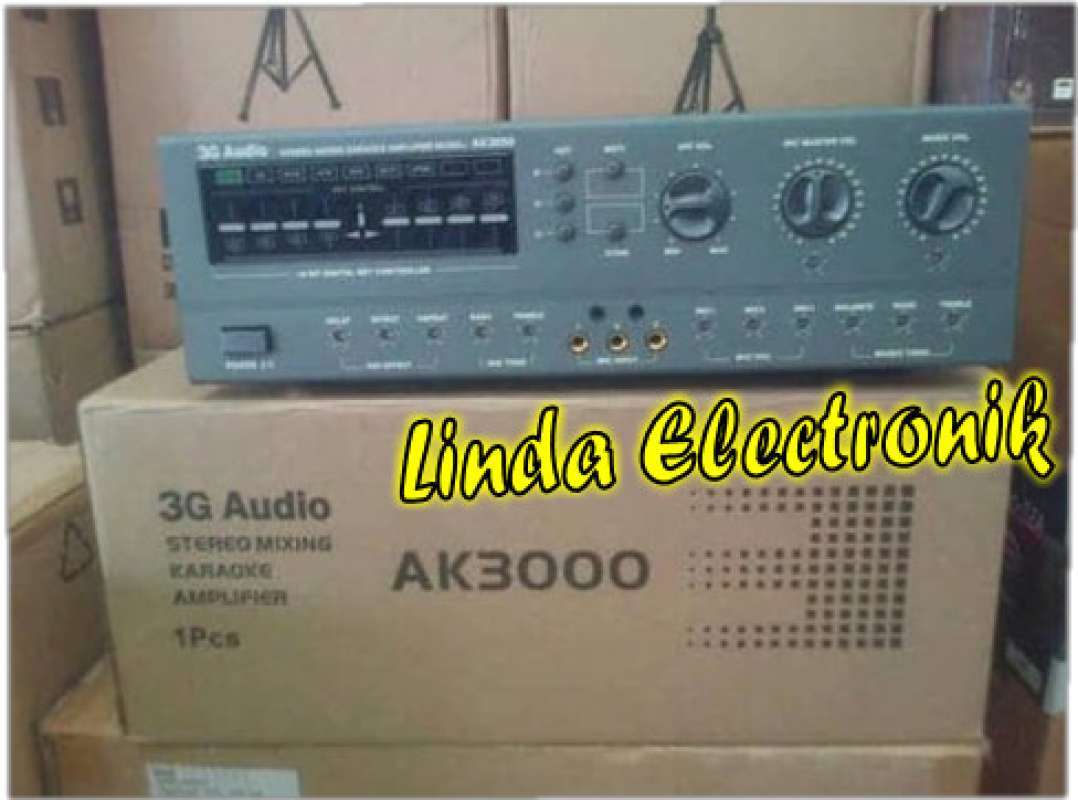 Promo Amplifier 3g Audio Ak3000 Stereo Mixing Amplifier 3g Audio Ak 3000 Diskon 23% Di Seller ...
