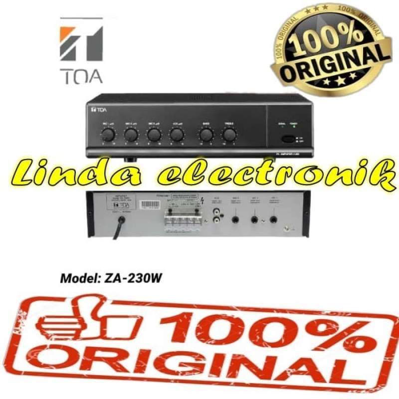 Promo Amplifier Toa Za 230 W Original Toa Za 230w Diskon 23% Di Seller Indah Purnama Tech ...