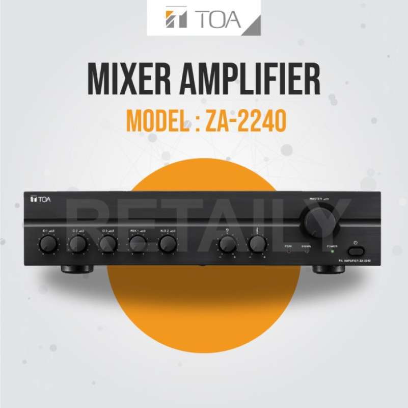 Jual Mixer Amplifier Toa Power Ampli Amplifier Model Za-2240 |garansi ...