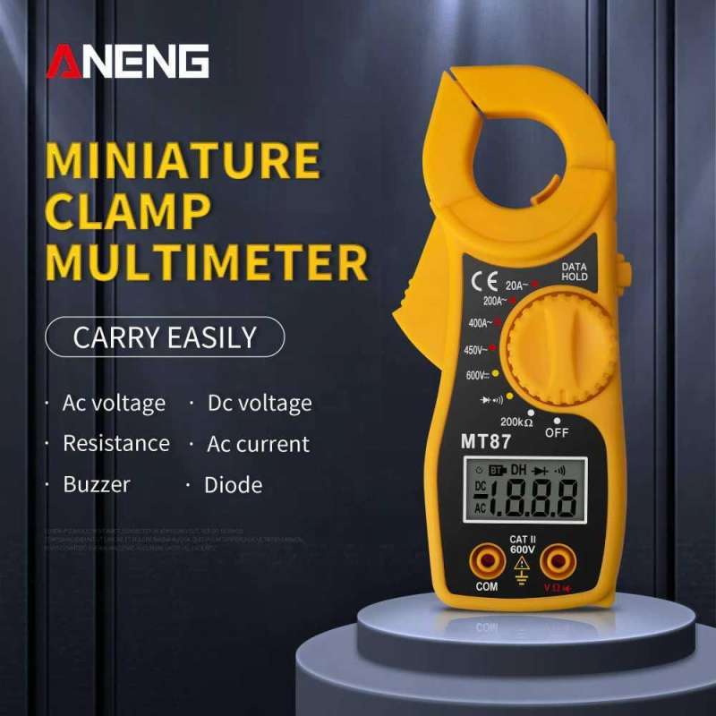 Jual Digital Multimeter Voltage Tester Clamp Mt87 Tespen Listrik Alat ...