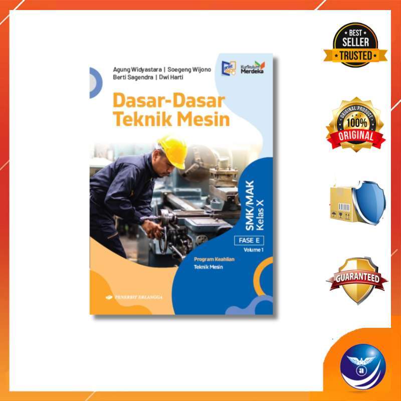 Jual Buku Pelajaran Dasar-dasar Teknik Mesin Smk/mak Kelas 10 Volume 1 Kurikulum Merdeka Di ...