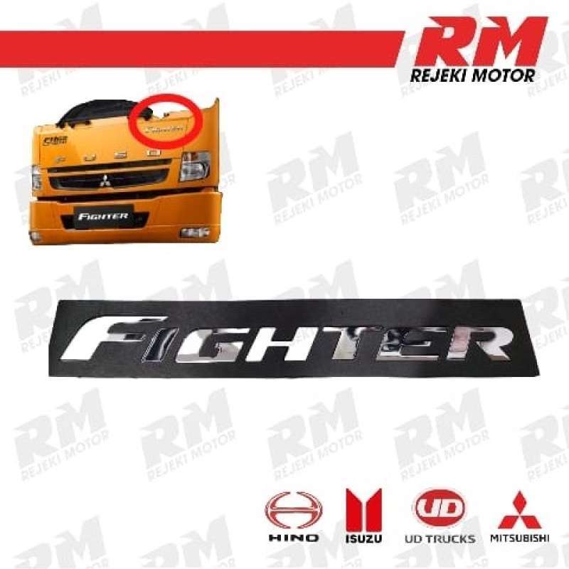 Promo Emblem Tulisan Fighter Fuso Fn62 Hd Diskon 23% Di Seller Valhein ...