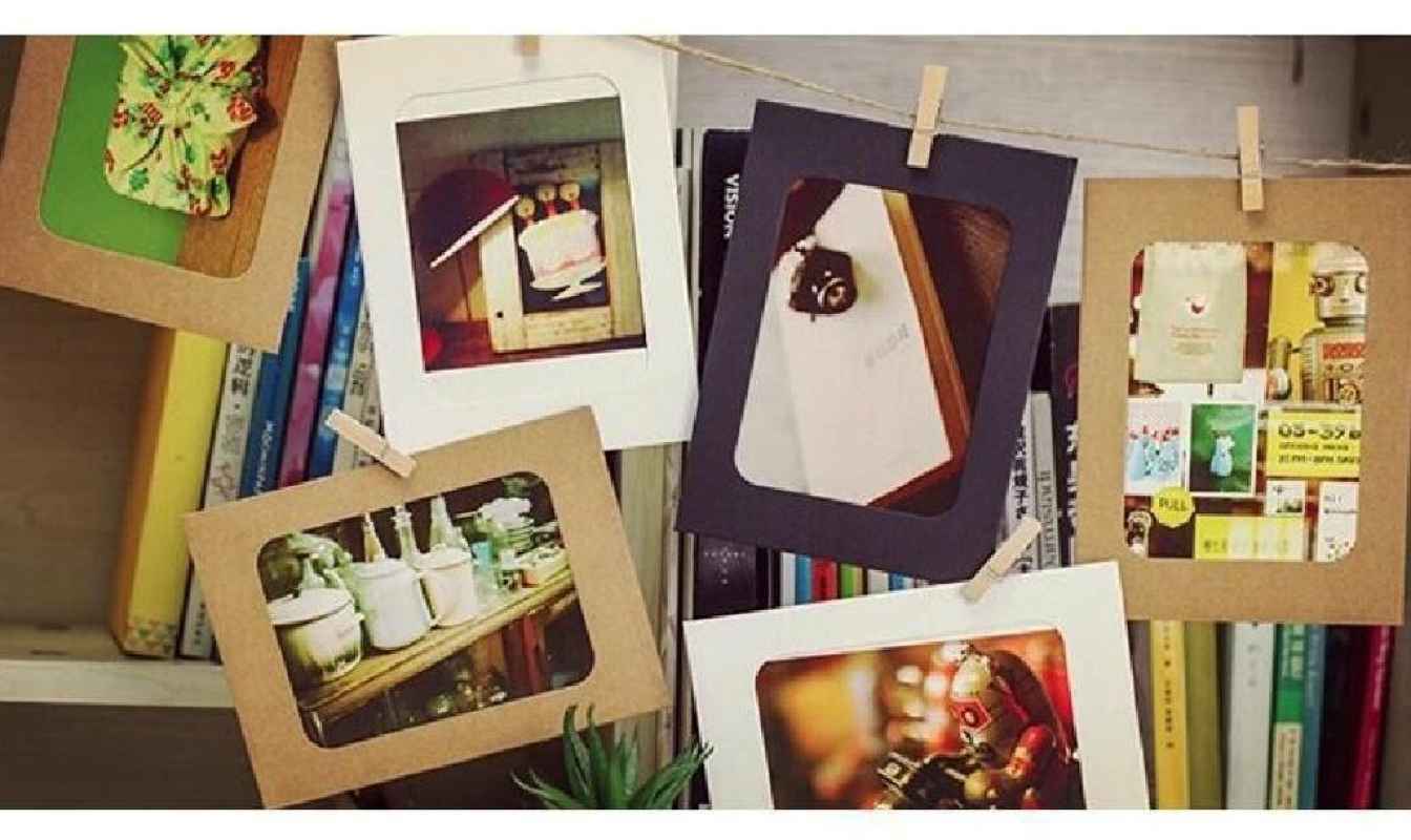 Jual 10pcs Bingkai Foto Frame Foto Gantung Modern Bahan Kertas 819-333 ...