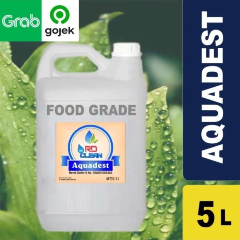 Jual Aquadest Aquadest Distilled Water Rd Clean / Air Suling 5 Liter Di ...
