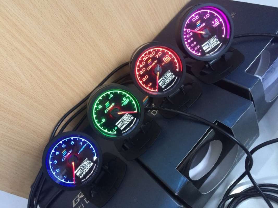 Promo Greddy Indikator Digital Analog 7 Warna - Indikator Greddy ...