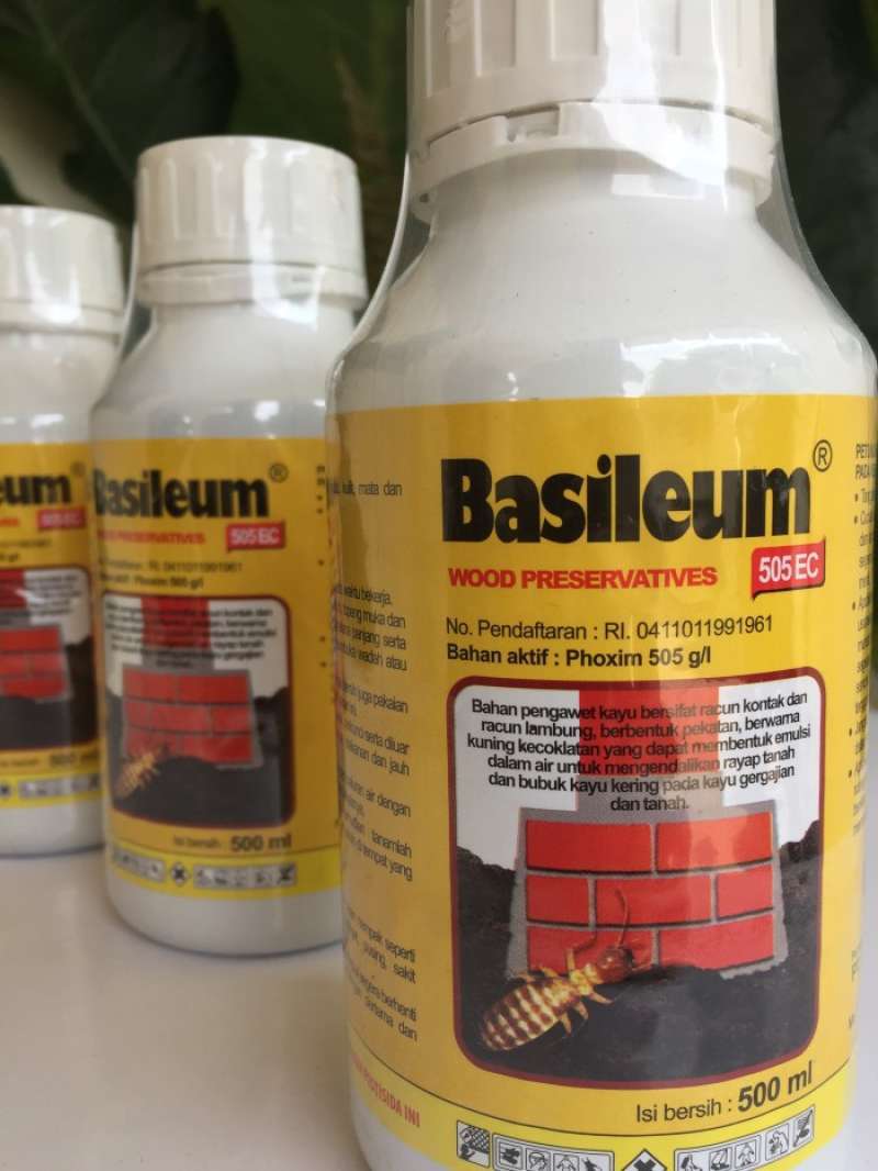 Promo Obat Anti Rayap Dan Pengawet Kayu Basileum 505 Ec @ 500 Ml Diskon ...