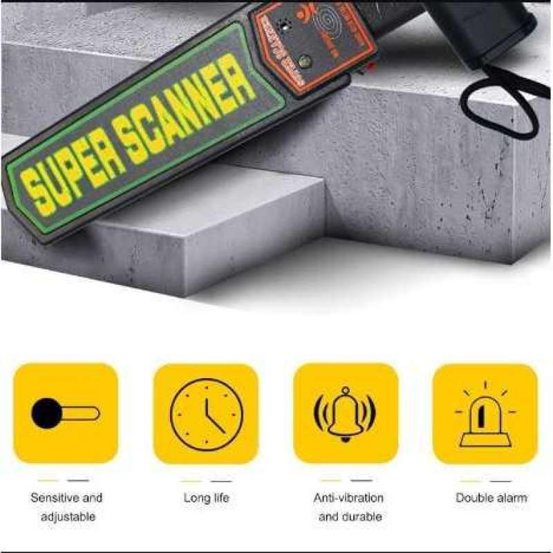 Jual Security Scanner Metal Detektor Logam Body Checker Md-3003b1 Alat ...