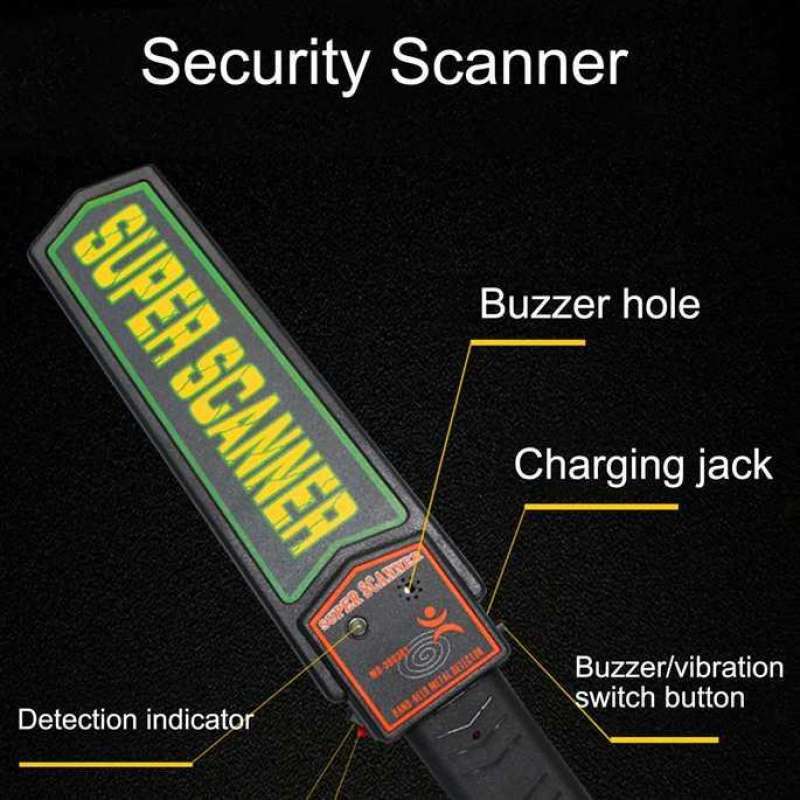 Jual Security Scanner Metal Detektor Logam Body Checker Md-3003b1 Alat ...