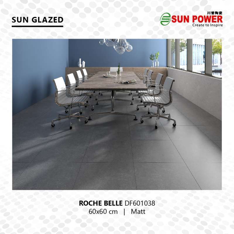 Jual Keramik Lantai Body Putih Matt - Roche Belle 60x60 Cm | Sun Power ...