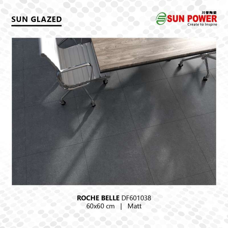 Jual Keramik Lantai Body Putih Matt - Roche Belle 60x60 Cm | Sun Power ...