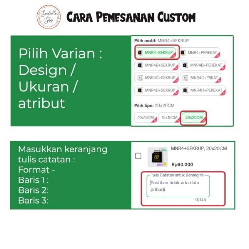 Jual Custom Akrilik Plang Acrylic Sign Board Papan Nama Ukuran 15 X 20 ...