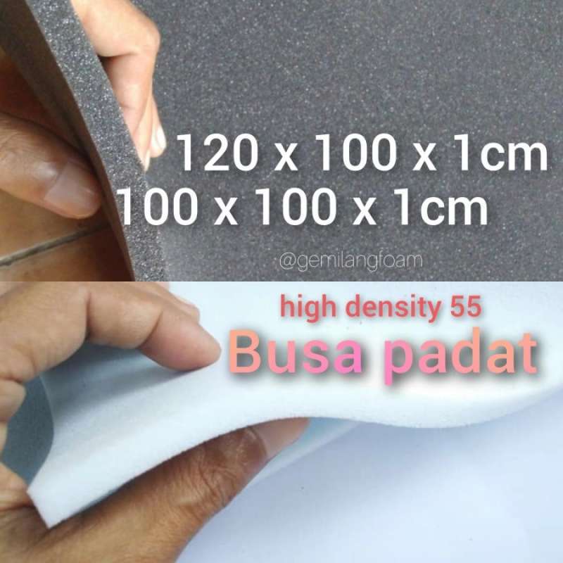 Jual Foam Busa Lembaran Padat High Density Kualitas Premium Tebal 1cm ...
