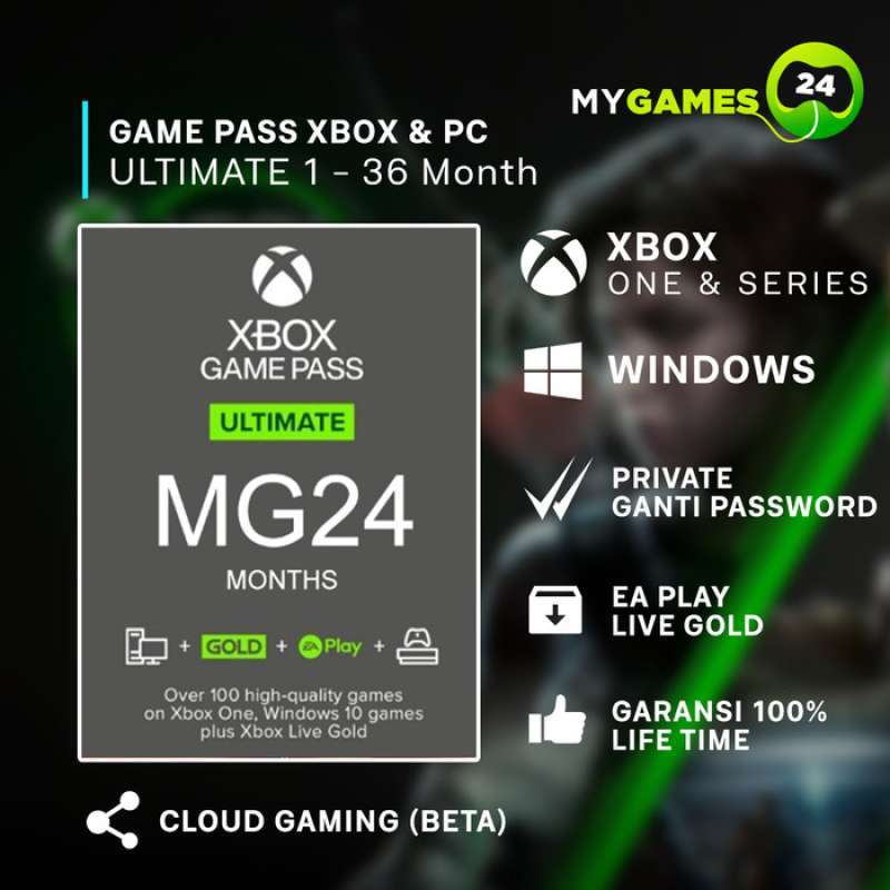 Jual Xbox Game Pass Ultimate 1-36 Bulan For Xbox One Series X|s Pc - 2 ...