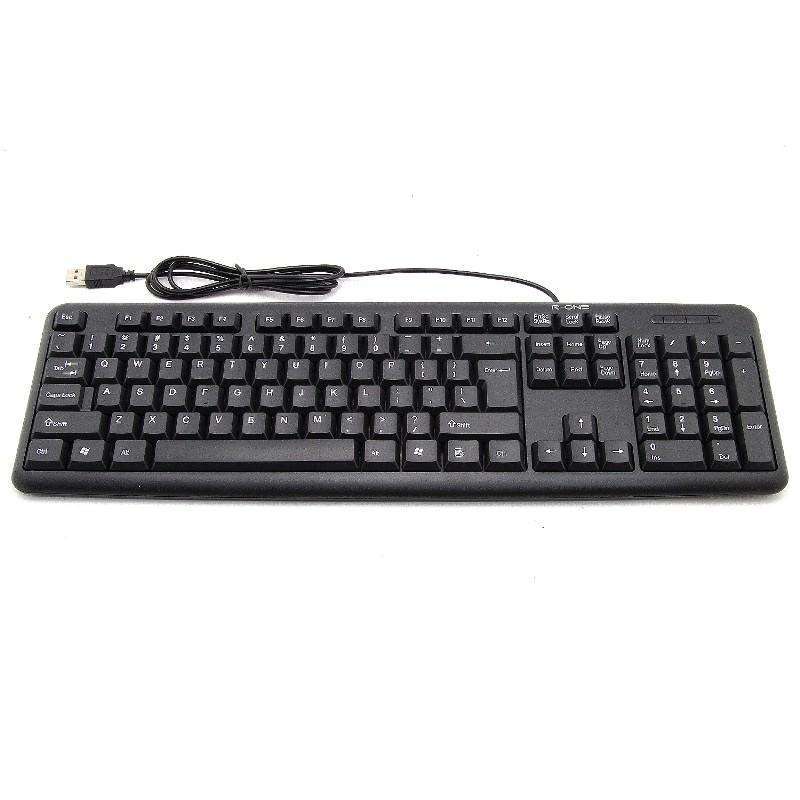 Promo Keyboard Murah Komputer Pc USB Termurah R-one Hitam Black Terbaru ...