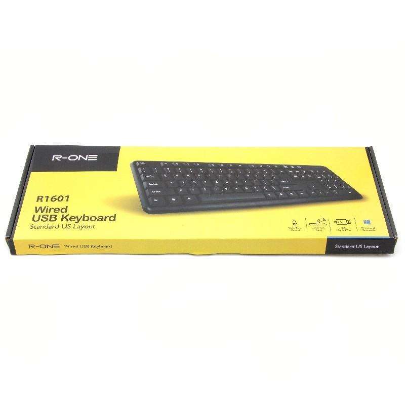 Promo Keyboard Murah Komputer Pc USB Termurah R-one Hitam Black Terbaru ...