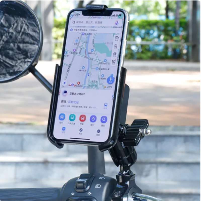 Jual Gub P50 U-clip Style Adjusted Motorcycle Phone Mount Support - U ...
