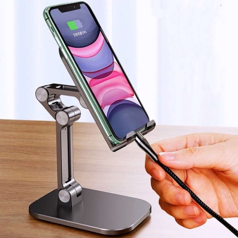 Jual Folding Desktop Holder Meja Phone Stand Handphone Rumah & Kantor ...