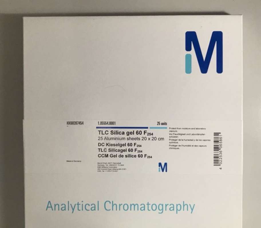 Promo Plat Klt Tlc Silica Gel 60 F 254 20x20 Isi 25 Pcs Plat Klt Tlc ...
