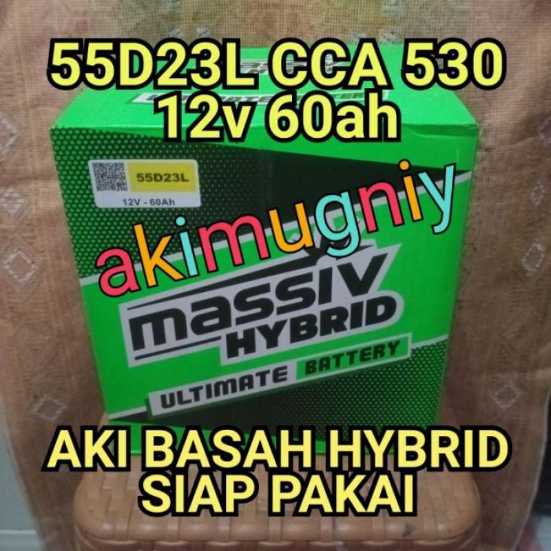 Promo Aki 55d23l Basah Hybrid 12v 60ah Gs Incoe Gold Yuasa Fb Amaron Diskon 33% Di Seller Alfaza ...