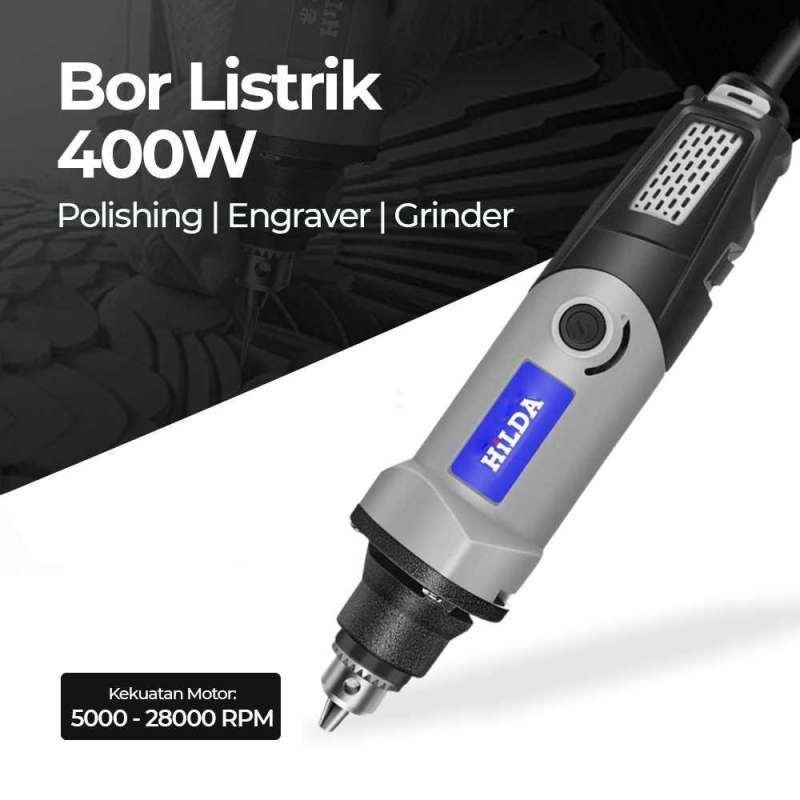 Promo Bor Listrik Mini Electric Drill Polishing Engraver Grinder 400w ...