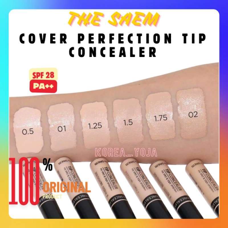 Jual The Saem - Cover Perfection Tip Concealer - 2 Rich Beige Di Seller ...