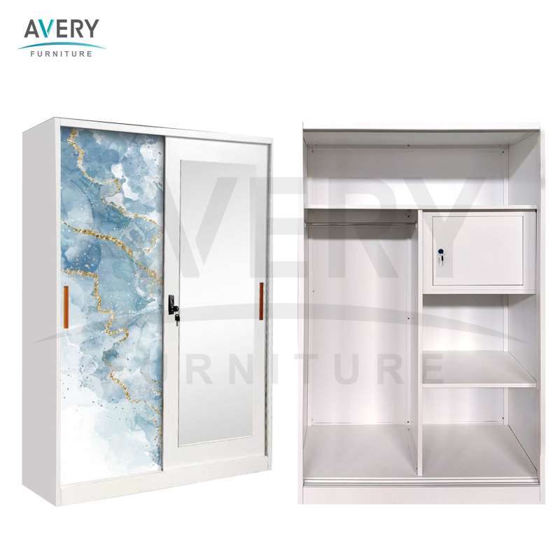 Promo Avery - Mm 1200sl Murata - Lemari Pakaian Besi 2 Pintu Sliding Minimalis / Lemar Baju ...