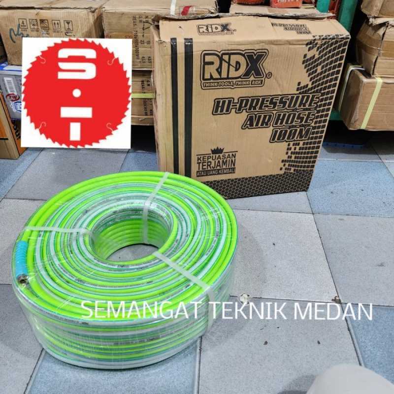 Jual Selang Angin Kompresor Compressor High Pressure 100 Meter Ridx Rol ...