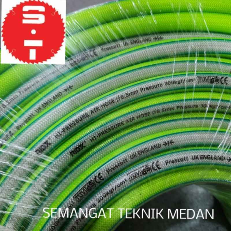 Jual Selang Angin Kompresor Compressor High Pressure 100 Meter Ridx Rol ...