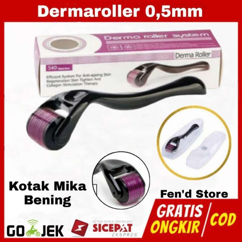 Jual Dermaroller System 0,5 Mm Microneedle Derma Roller Skin Wajah ...