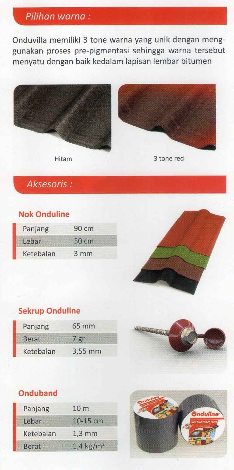 Jual Onduvilla Painted / Atap Bitumen Selulosa / Atap Aspal - Ebony ...