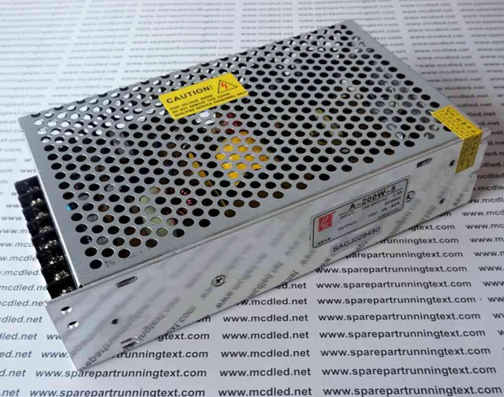 Promo Power Supply Running Text 5 Volt - 40 Amper Czcl Diskon 23% Di ...