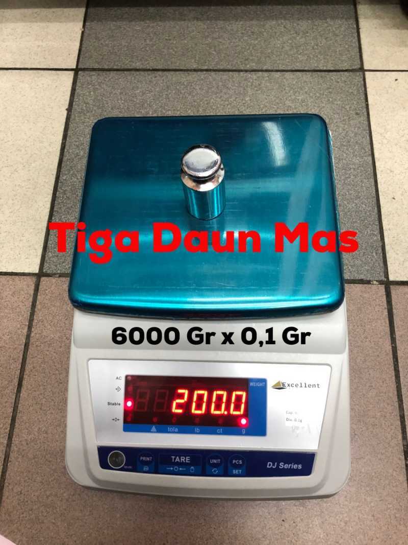 Jual Timbangan Digital Laboratorium Excellent Dj-b 6000 Gr X 0,1 Gr ...