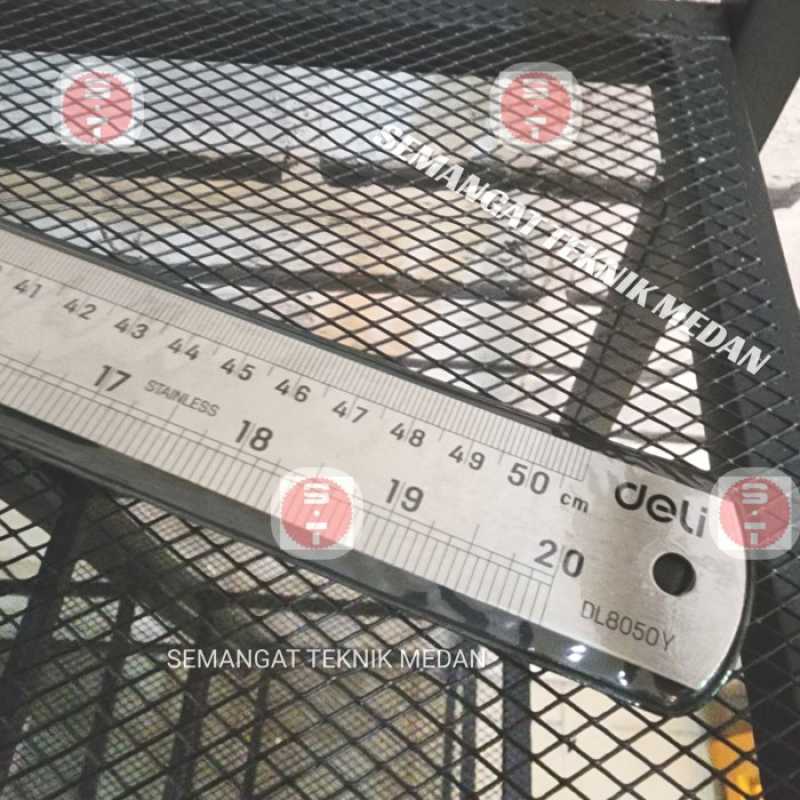 Jual Penggaris Ruler Mistar Besi Baja Stainless 50cm 50 Cm Deli Dl8050y Di Seller Semangat ...