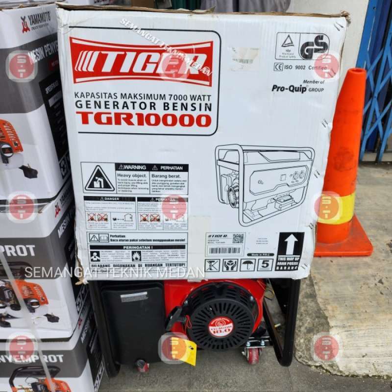 Jual Tgr 10000 Mesin Genset Generator Bensin 7000 Watt Tiger Tgr10000 ...