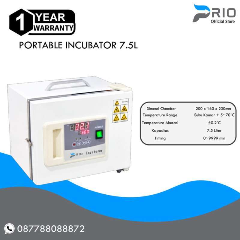 Promo 7.5 Liter - Lab Inkubator Portable Laboratorium Diskon 33% Di ...