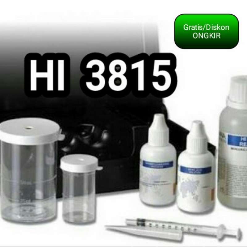 Promo Hanna Instruments Hi-3815 Chloride Test Kit Diskon 33% Di Seller ...