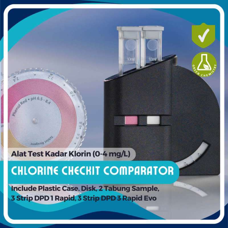 Promo Alat Test Kadar Chlorine Lovibond Chlorine Checkit Comparator ...