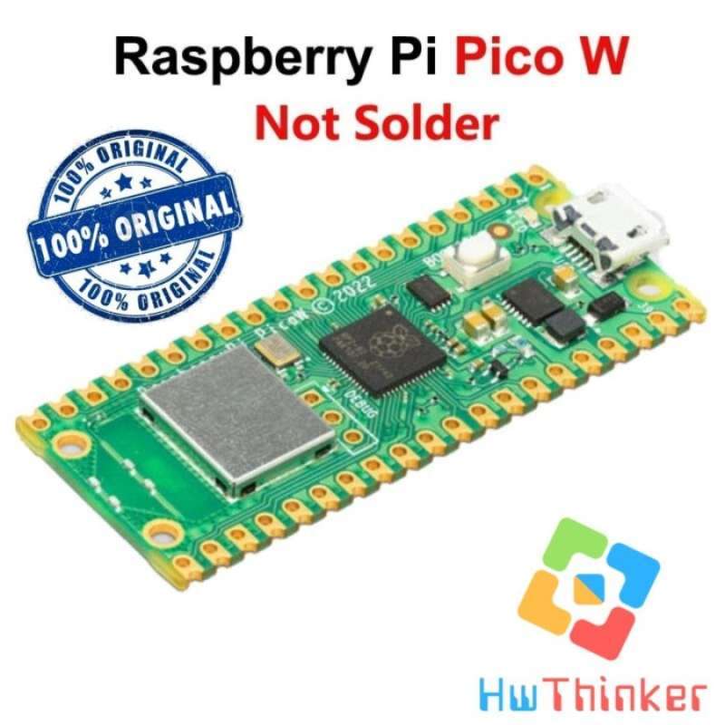 Promo Raspberry Pi Pico W Picow Rp2040 Wifi Arm Board Micropython Pico W Diskon 23 Di Seller