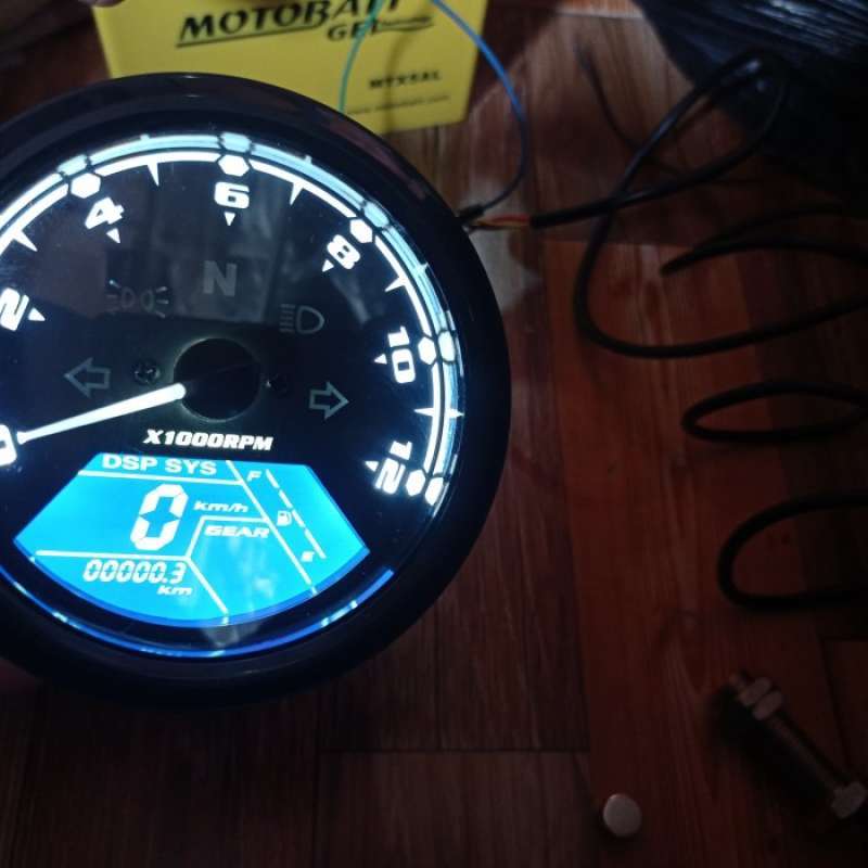 Promo Speedometer Digital Bulat Cb 100 Japstyle Scrambler Caferacer ...
