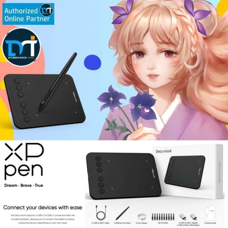 Jual Xp Pen Deco Mini 4 I Mini 7 - Graphic Drawing Pen Tablet I Mini4 ...